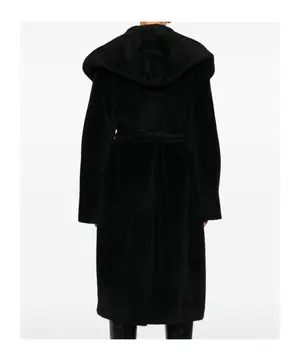 Tagliatore Hooded Belted Coat