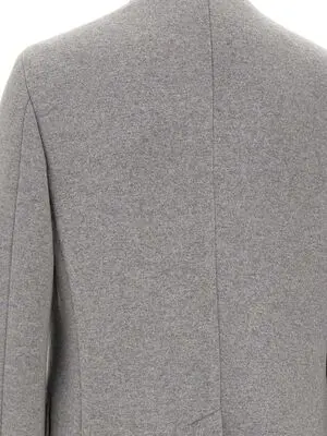 FAY Herringbone Wool-blend Coat