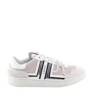 LANVIN Logo Leisure Sports Sneakers - White