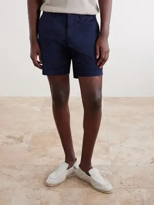 Onia Straight-leg Cotton-blend Shorts