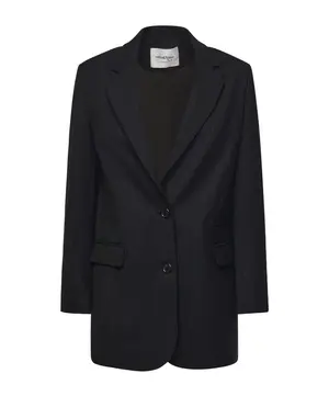 OTTOD'AME Two-button Wool Jacket - Black