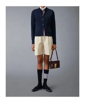 Thom Browne Typewriter Cloth Double Pleat Shorts