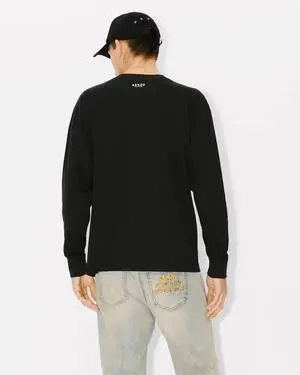 Kenzo Lucky Tiger Embroidered Long Sleeved T-shirt