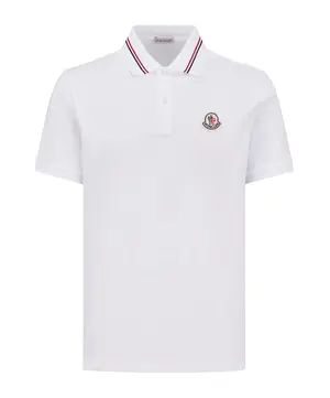 Moncler Logo Patch Short-sleeved Polo Shirt