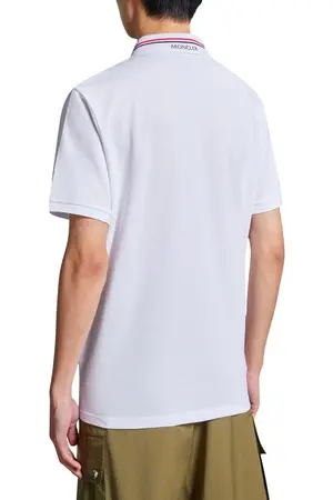 Moncler Logo Patch Short-sleeved Polo Shirt