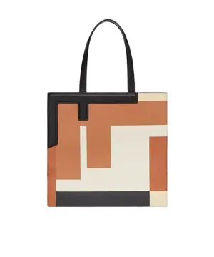 Fendi Flip Medium Tote Bag - Multicolor