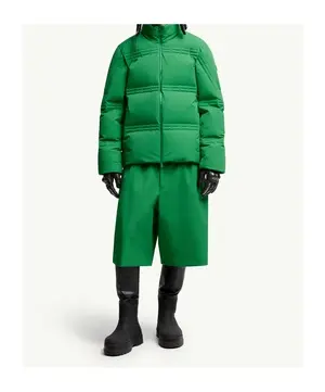 Moncler X Asap Rocky Logo Printed Layered Shorts - Bright Green