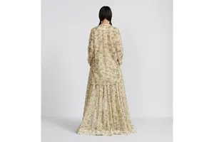 Dior Mid-length Skirt With Ruffle And Lace Detail