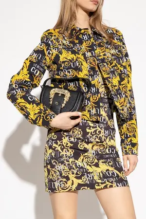 Versace Buckle Shoulder Bag