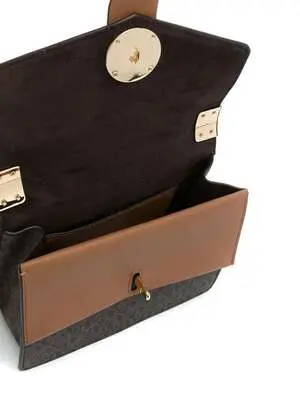 Michael Kors Greenwich Logo Plaque Shoulder Bag