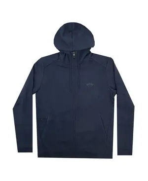 Hugo Boss Logo-print Hoodie - Blue