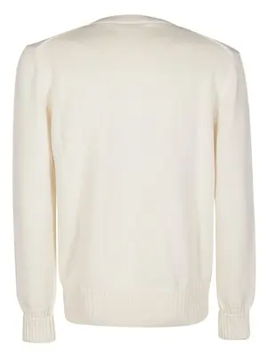 Alexander McQueen Graffiti Logo Intarsia Jumper