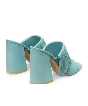 STUART WEITZMAN Tia Tassel High-heeled Sandals - Blue
