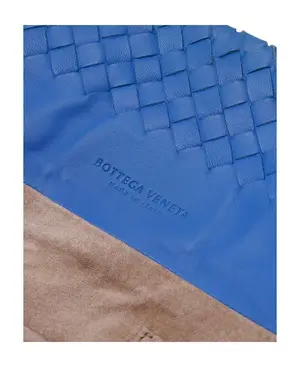 Bottega Veneta Woven Logo Handbag - Blue