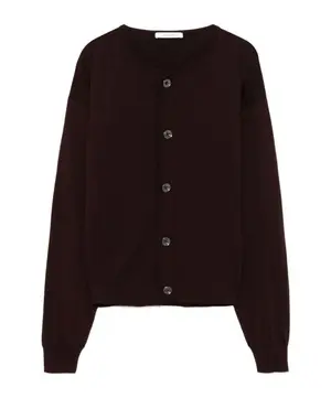 LEMAIRE Fine-knit Cardigan With Round Neck