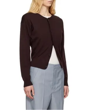 LEMAIRE Fine-knit Cardigan With Round Neck
