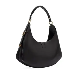GANNI Logo Detailed Kat Small Tote Bag - Black