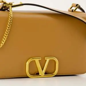 Valentino Garavani Vlogo Signature Foldover Top Shoulder Bag