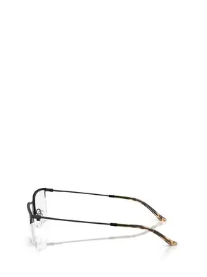 Emporio Armani Rectangular Frame Eyeglasses - Black