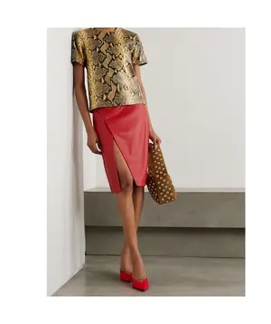 Dries Van Noten Leather T-shirt
