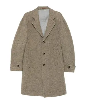 Eleventy Single-breasted Coat With Notched Lapel