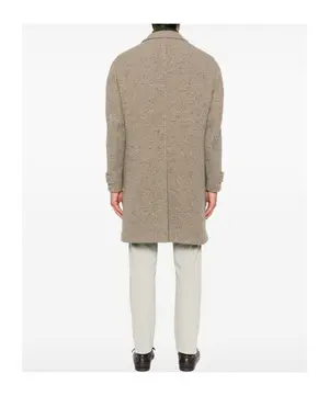 Eleventy Single-breasted Coat With Notched Lapel