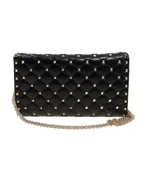 Valentino Garavani Rockstud Spike Crossbody Clutch - Black