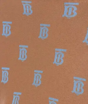 Burberry Monogram Print Jacquard Miniskirt