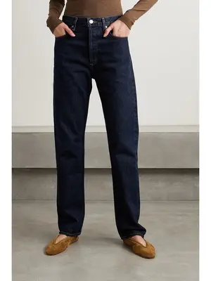 AGOLDE High Waist Straight Leg Jeans