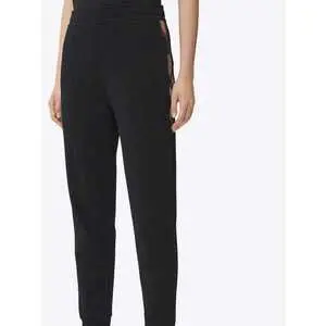 Burberry Check Paneled Track Pants - Black