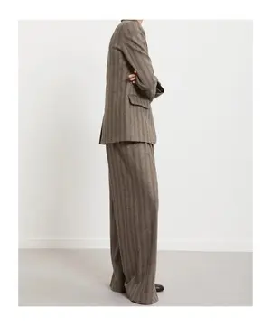 OTTOD'AME Pinstripe Wide-leg Pants