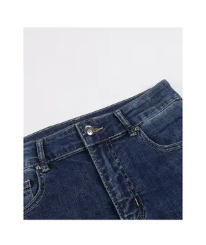 LIUREGALI Faded Split Jeans