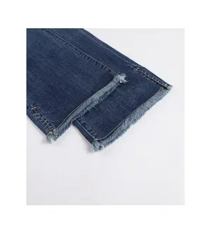 LIUREGALI Faded Split Jeans