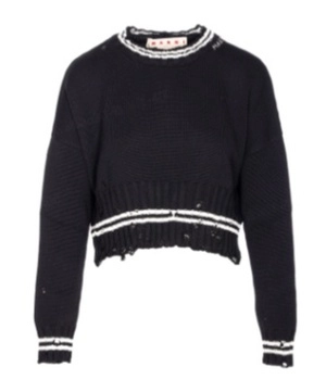 Marni Distressed Crewneck Knitted Jumper - No