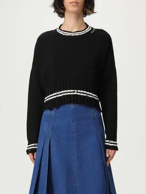 Marni Distressed Crewneck Knitted Jumper