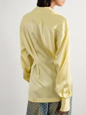 Dries Van Noten Wrap-around Shirt With Button Closure