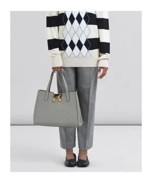 Marni Trunkaroo Tote Handbag - Storm