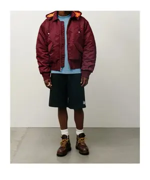StÜssy Elastic Waist Shorts With Logo Detail