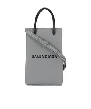 Balenciaga Borsetta Shopping Mini In Grigio - Gray