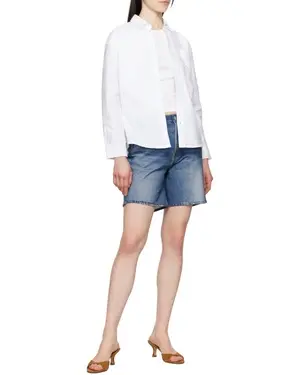 RAG  BONE Rag & Bone Miramar Kaia Printed Denim Shorts