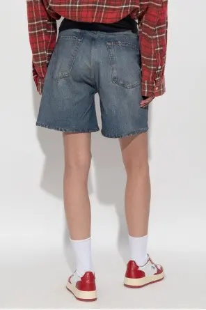 RAG  BONE Rag & Bone Miramar Kaia Printed Denim Shorts