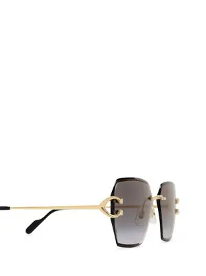 Cartier Square Frame Sunglasses - Gray