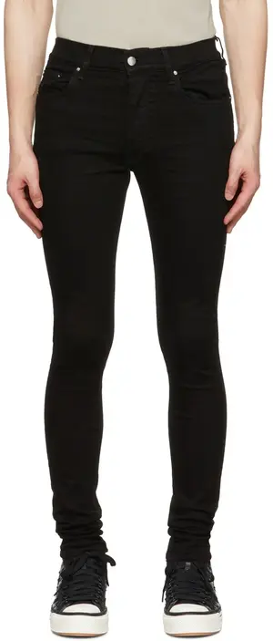 Amiri Stack Skinny Jeans With Retro Effect