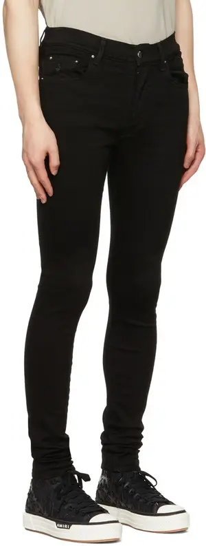 Amiri Stack Skinny Jeans With Retro Effect