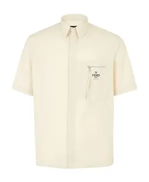 Fendi Logo Shirts For Men