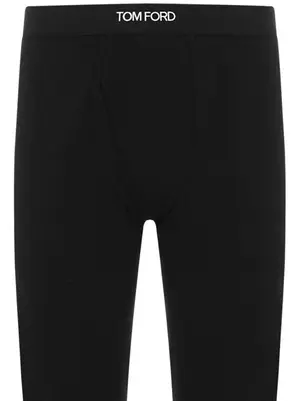 TOM FORD Logo Waistband Slim Cut Leggings