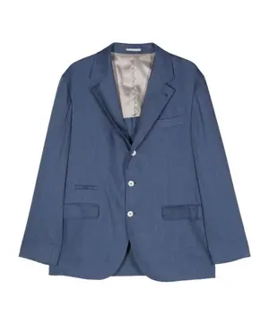 Brunello Cucinelli Single-breasted Blazer - Blue