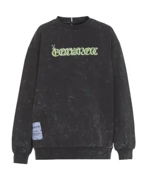 Alexander McQueen Tie-dyed Round Neck Sweater