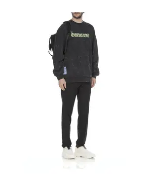Alexander McQueen Tie-dyed Round Neck Sweater