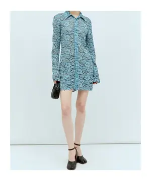 Eytys Long Sleeve Lace Dress